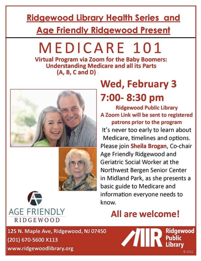 Medicare 101, Via Zoom, Understanding Medicare and all its Parts - Age ...