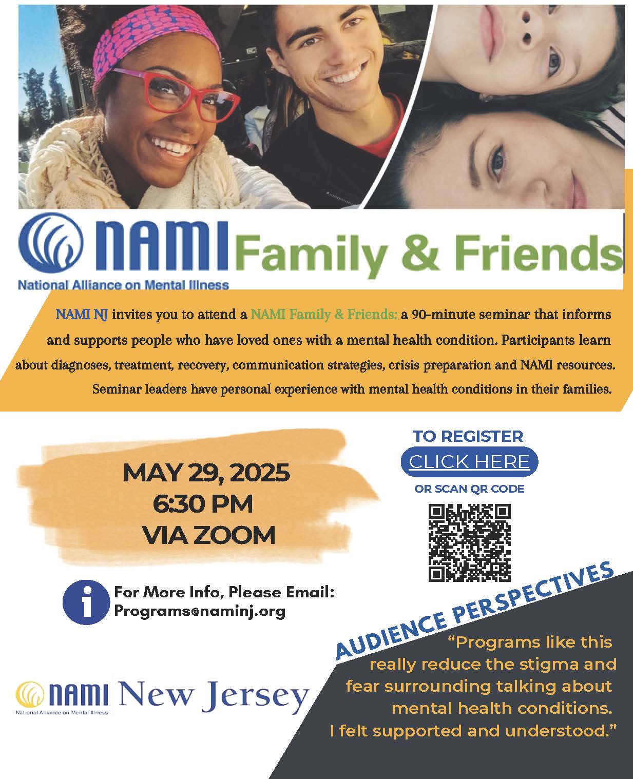 NAMI Family and Friends, to inform and support people who have loved ...